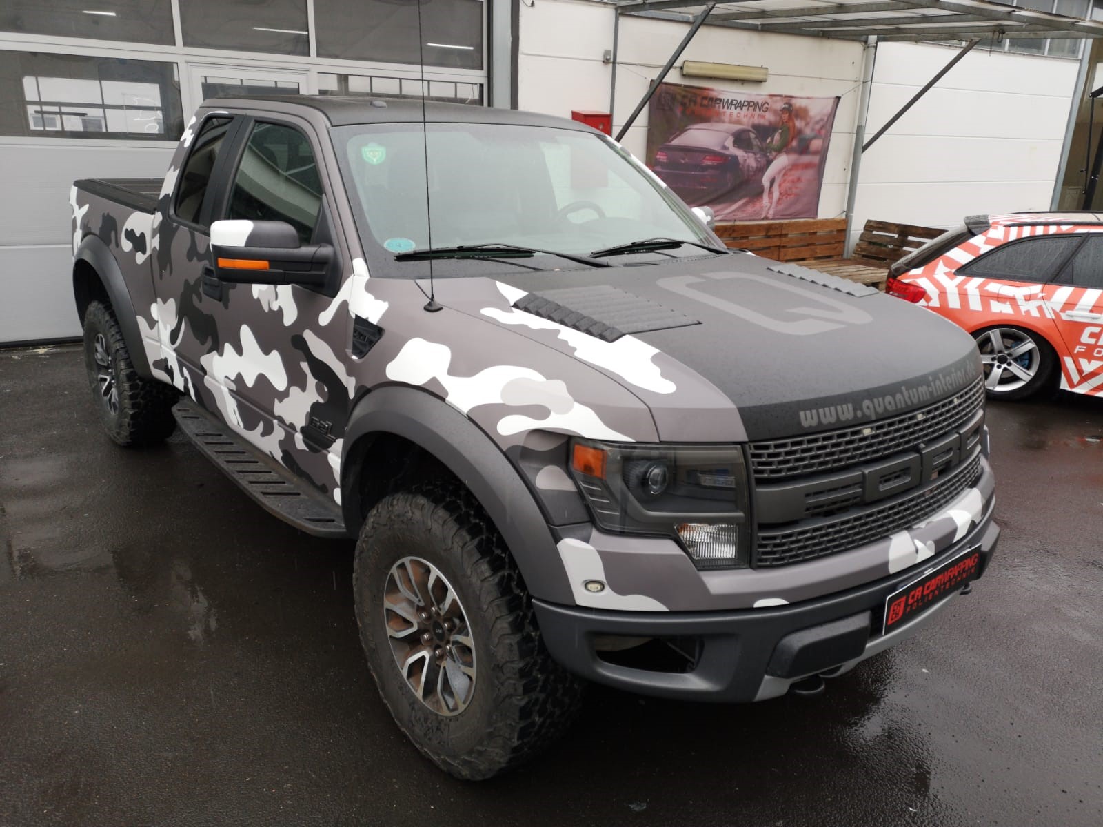 Ford Raptor Camouflage Digitaldruck Komplettfolierung - Folientechnik ...