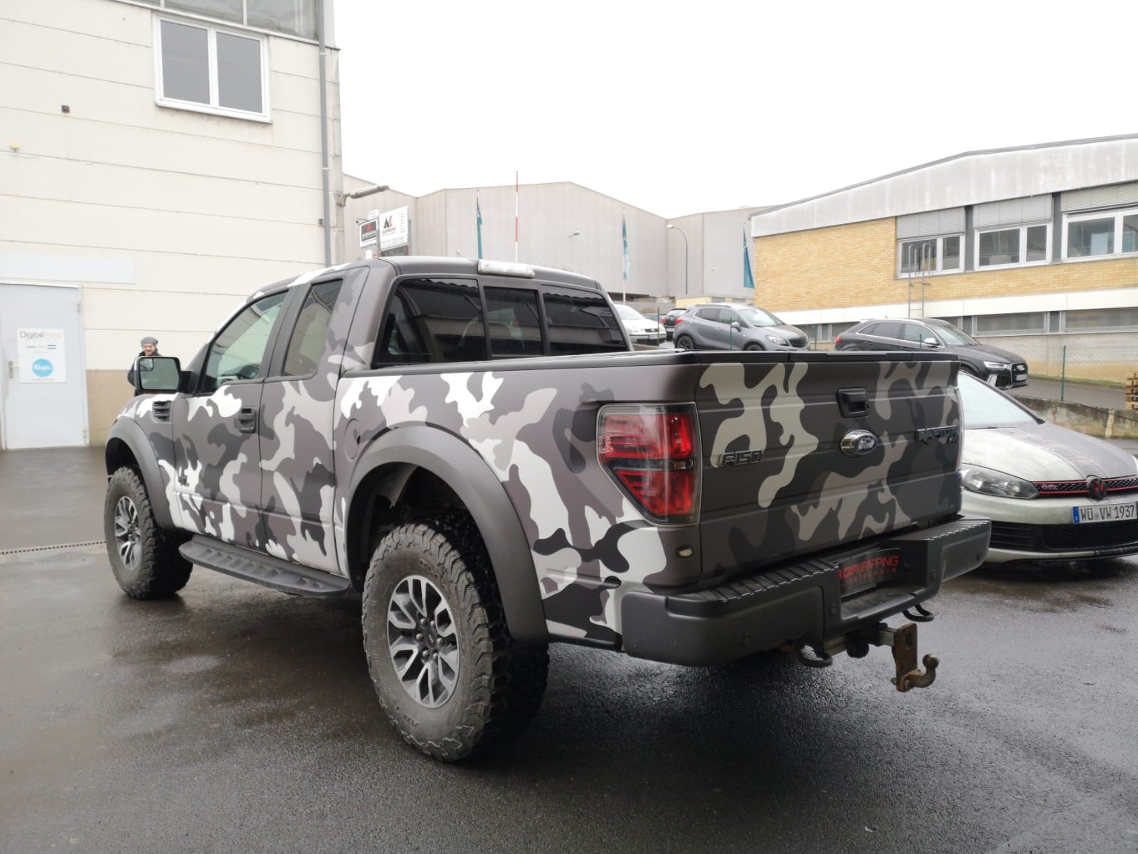 Ford Raptor Camouflage Digitaldruck Komplettfolierung - Folientechnik ...