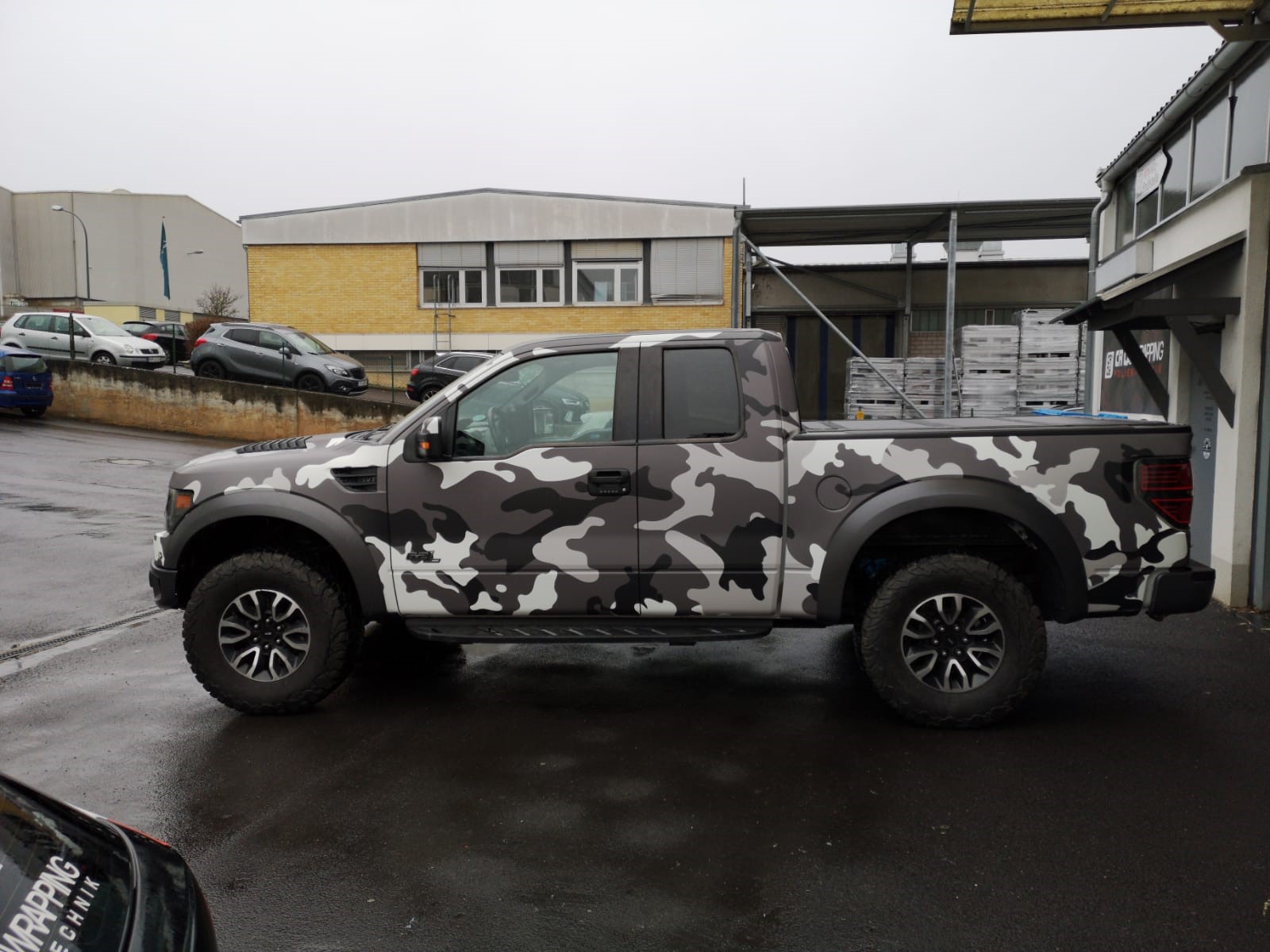 Ford Raptor Camouflage Digitaldruck Komplettfolierung - Folientechnik ...